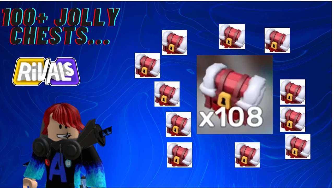 I unboxed 100+ jolly chests in Roblox Rivals!!! - YouTube