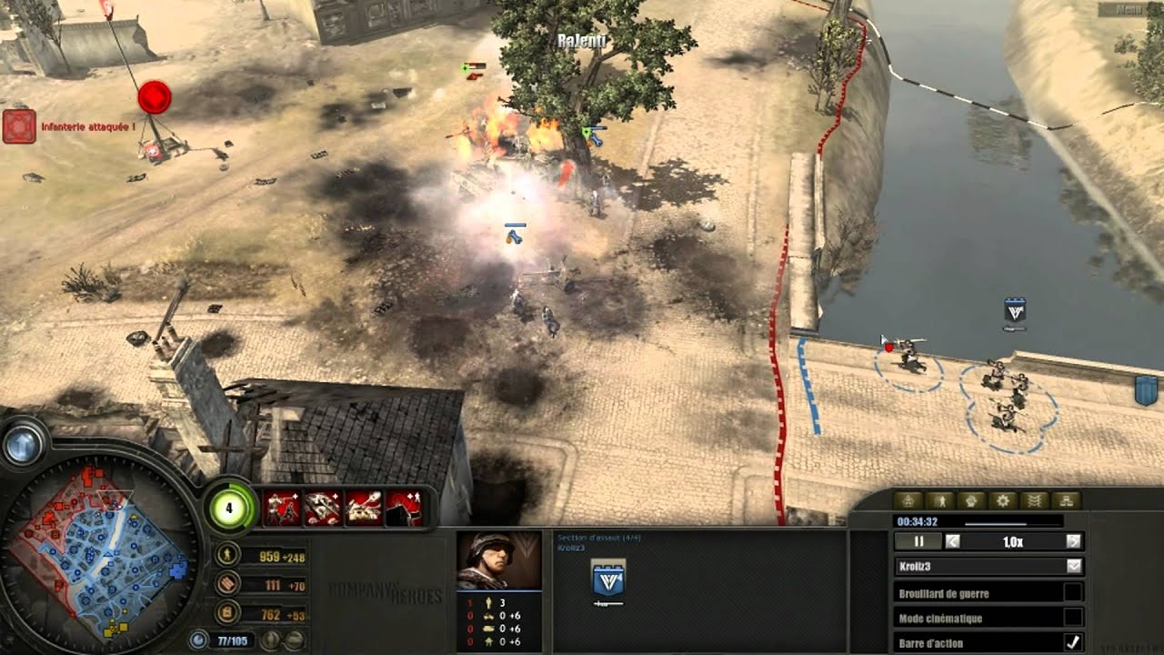 Gameplay Commenté CoH (Partie 3/4) - YouTube