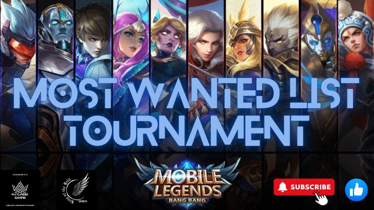 Mlbb Southern Africa: Most Wanted List #mobilelegend #5v5 #mlbb - YouTube