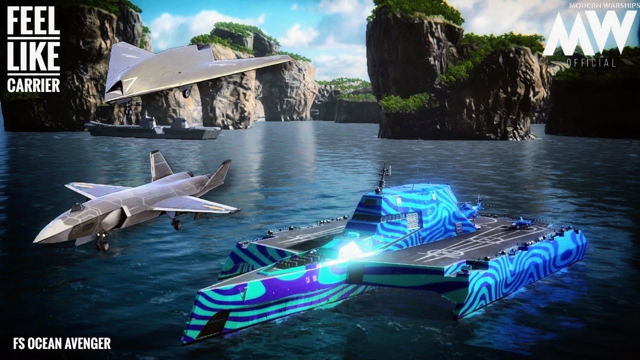 FS OCEAN AVENGER - boring with carrier, try drone carrier, very fun to ...