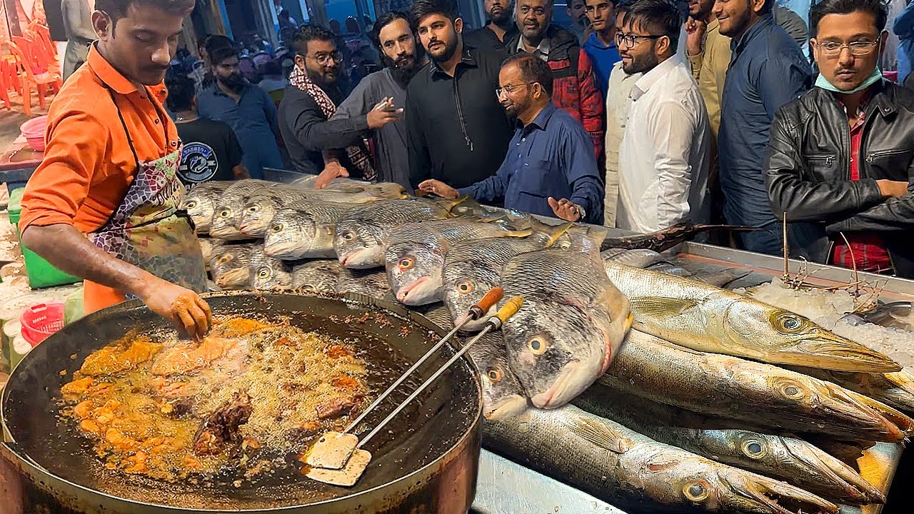 Famous Masala Grilled Fish & Fried Fish | Spicy Tawa Fish Fry at ...