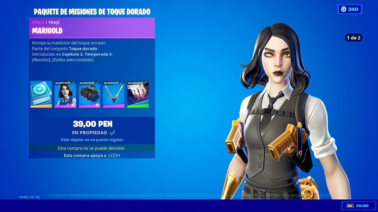 VUELVE PACK DE *MARIGOLD* NUEVA TIENDA FORTNITE HOY 04 DE ABRIL *TIENDA ...