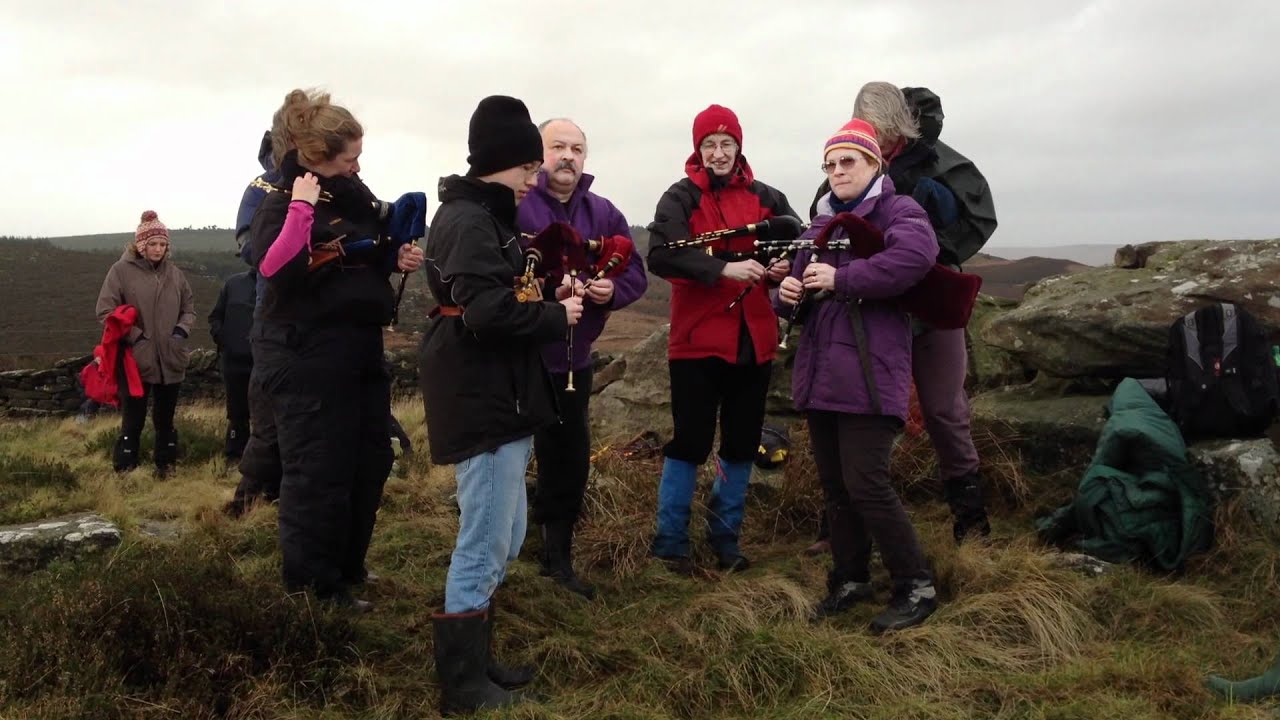 Northumbrian Pipers - Wannies Crag Northumberland - YouTube