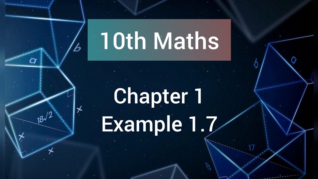 10th Maths Chapter 1 Example 1.7 Relation and Functions @Priya_Maths ...