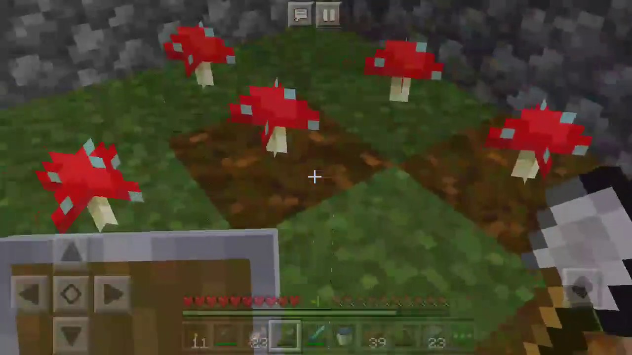 COMO HACER GRANJA de HONGOS/CHAMPIÑONES para MINECRAFT PE - YouTube