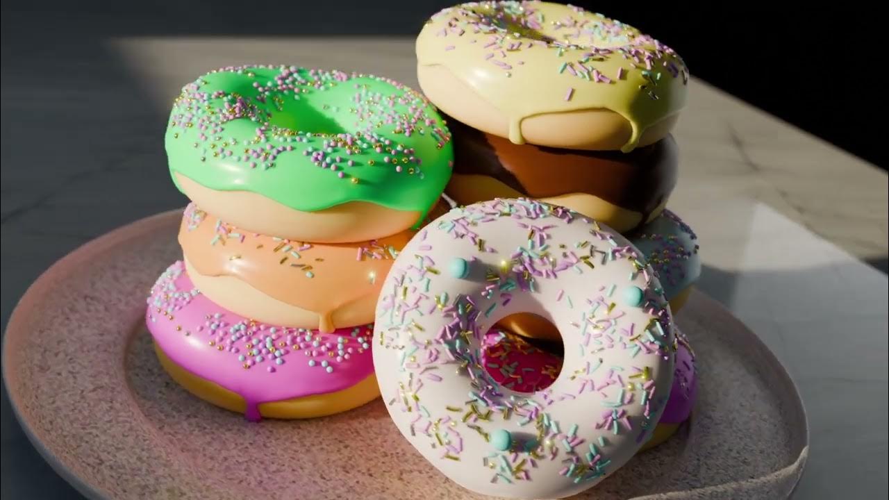 Blender Donut Animation - YouTube