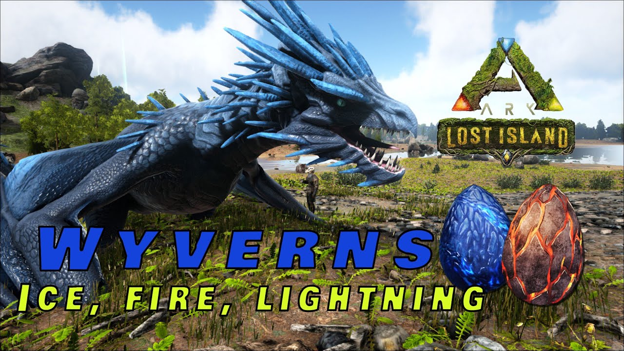 hatching wyverns ( ice, fire, lightning Wyvern ) Ark Survival Evolved ...