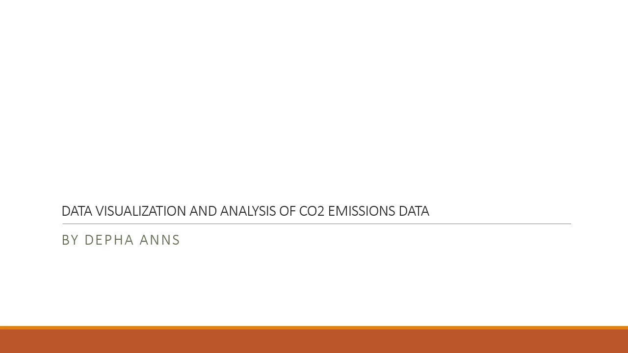 VISUALIZATION &ANALYSIS OF CO2 DATA - YouTube