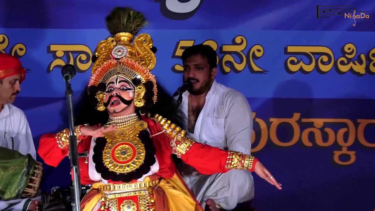 Krishnarjuna Yakshagana Part 5 - Arpita Hegde, Dr. Shivakumar Begar ...