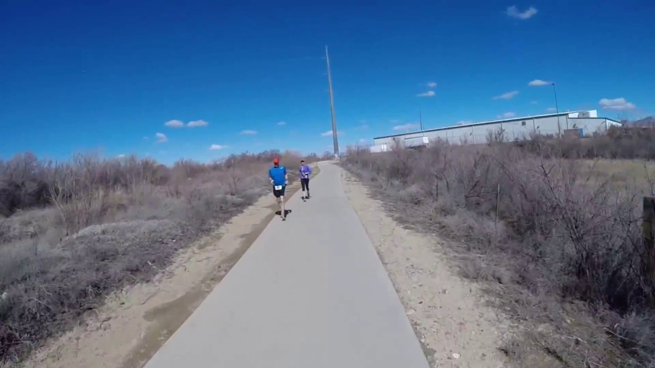 [11] Indoor cycling on Grand Junction Colorado bike path - YouTube