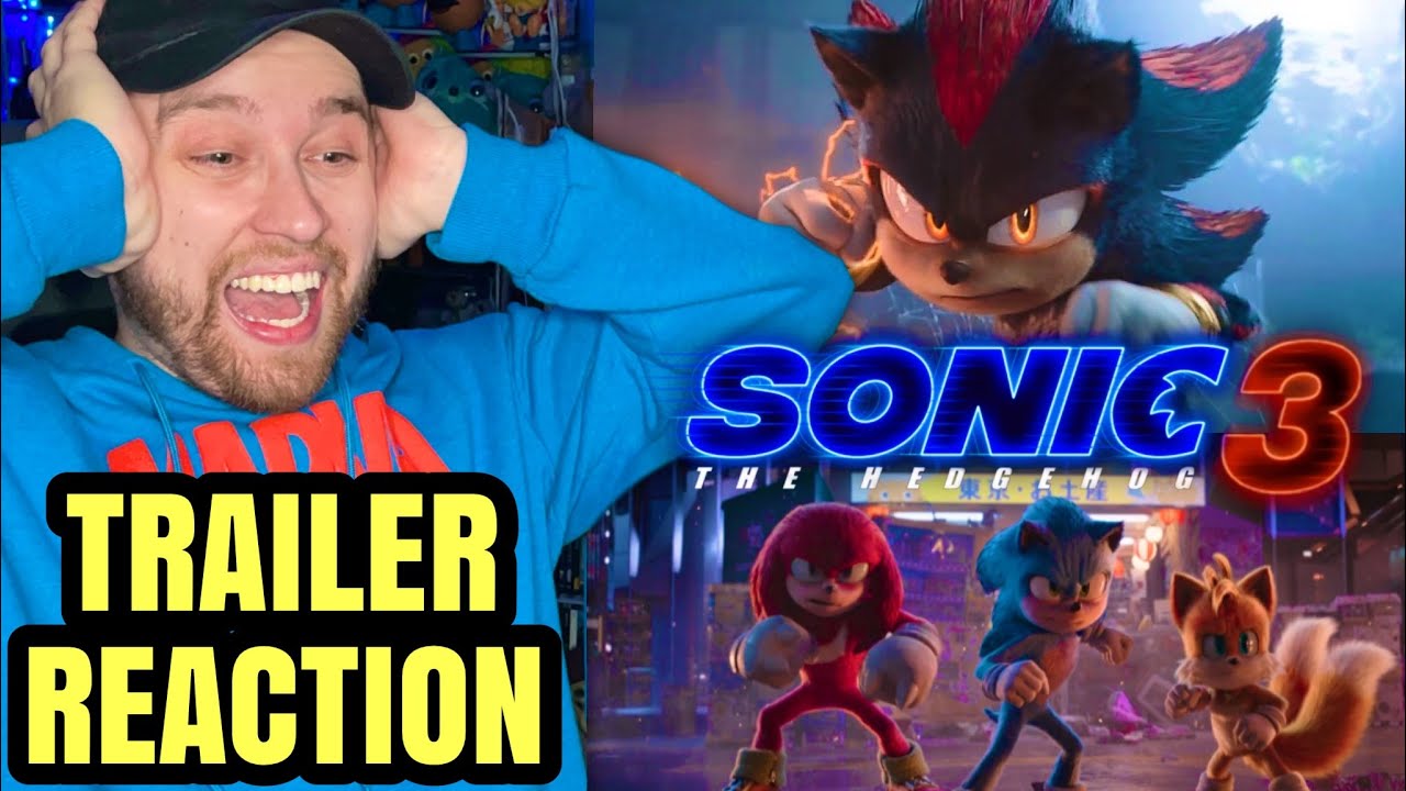 Sonic the Hedgehog 3 Official Trailer Reaction (2024 Movie) - YouTube