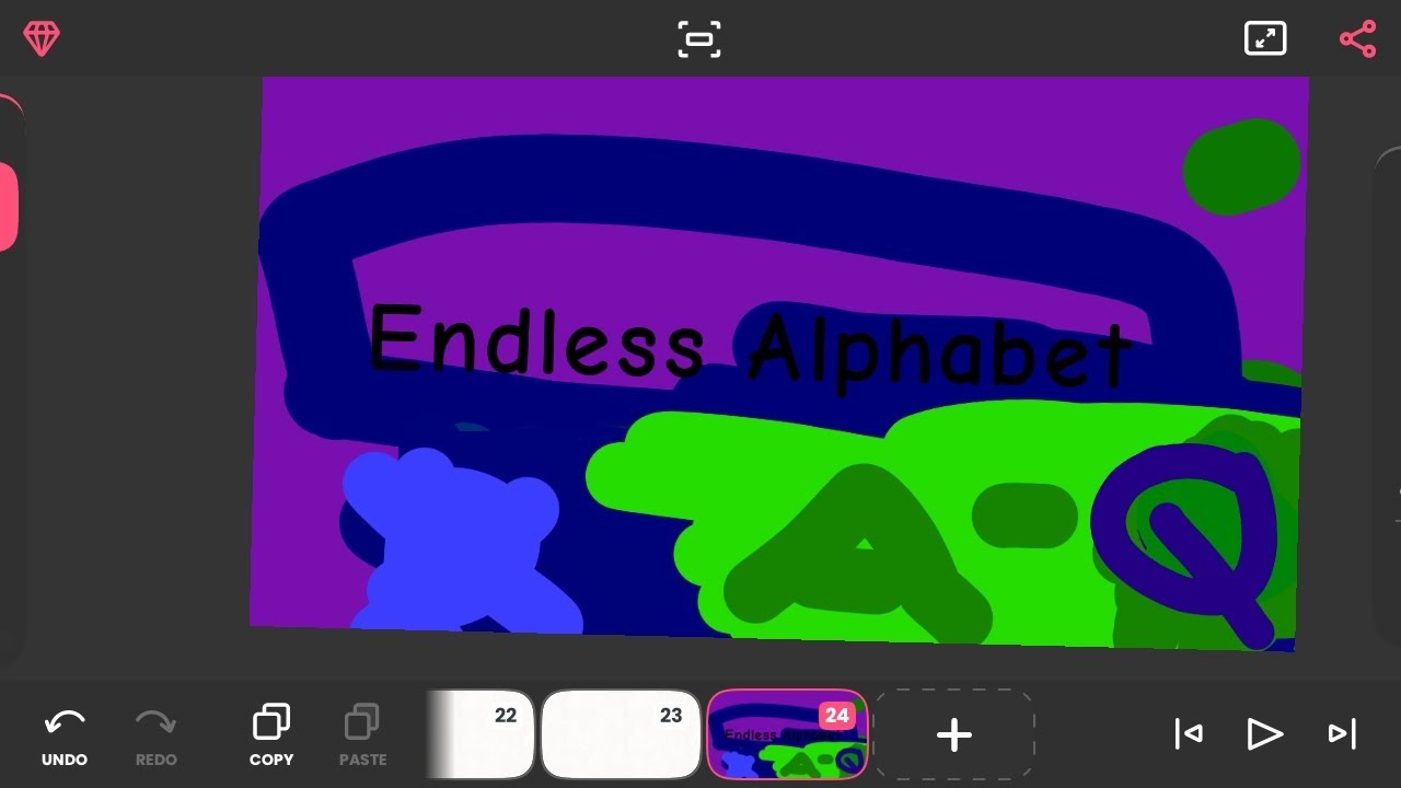 Endless Alphabet A - Q - YouTube