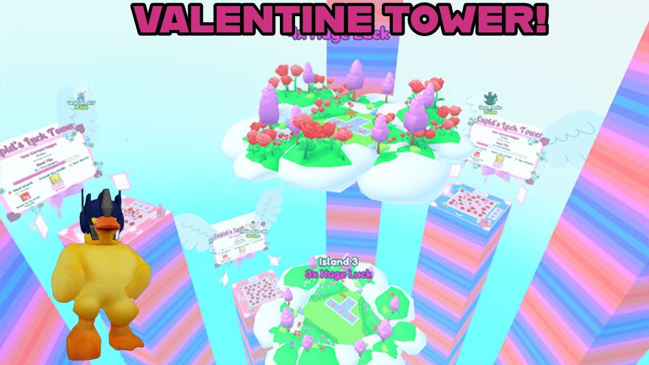 The Valentine Tower In Ps99 Is Okay. - YouTube