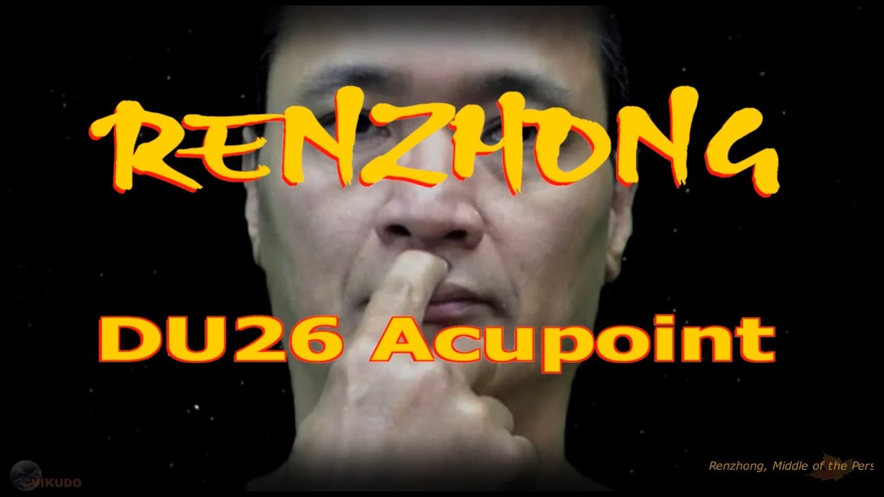 DU26 | Renzhong Acupoint | Governing Vessel | Acupressure VIKUDO - YouTube