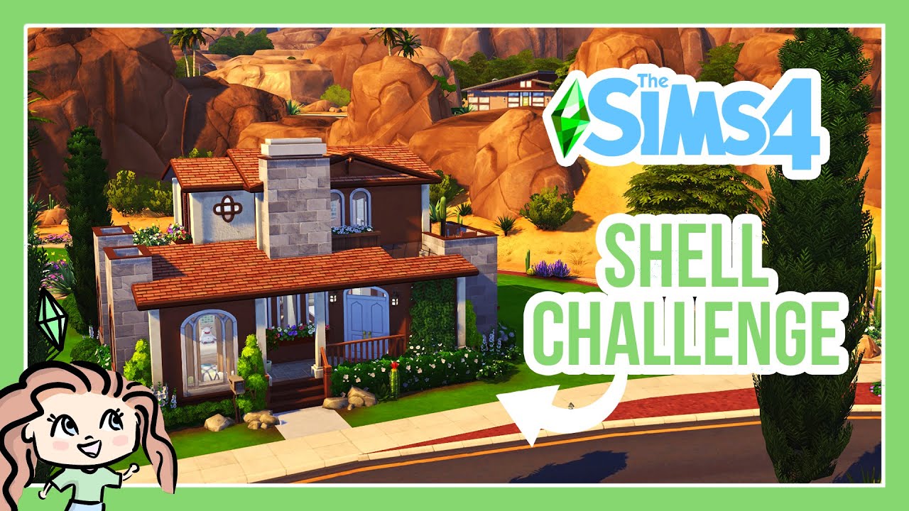 Attempting my own SHELL CHALLENGE?! || THE SIMS 4 SPEED BUILD 🏡 - YouTube