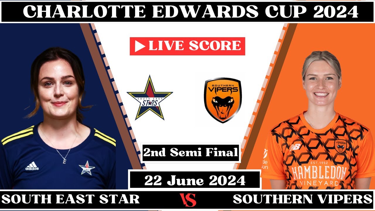 South East Stars vs Southern Vipers Live |2nd Semi Final-SES vs SV ...