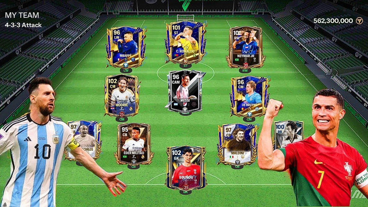 Best XI🤩! I built Best XI in Fc Mobile! Messi X Ronaldo X Neymar And ...