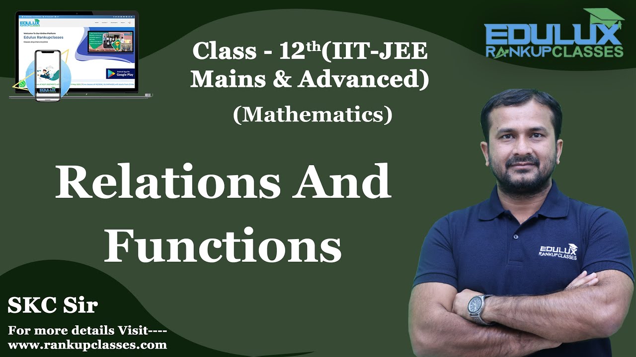 Relations and Functions (Mathematics) Class-12th/IIT - YouTube