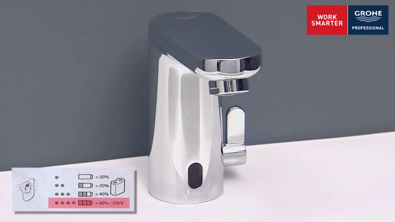 Кнопка смыва Grohe Tectron Skate 37321001 хром - YouTube