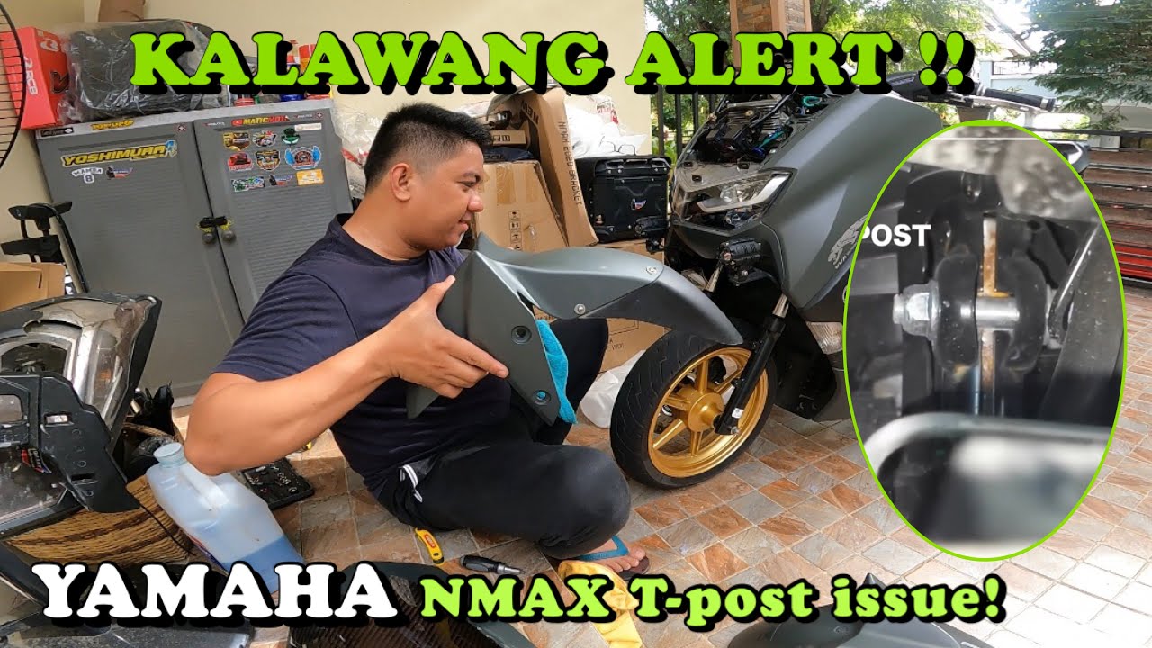 T-POST ISSUE NMAX | PREVENTION FRONT FENDER EXTENSION | ramzMotvlog ...