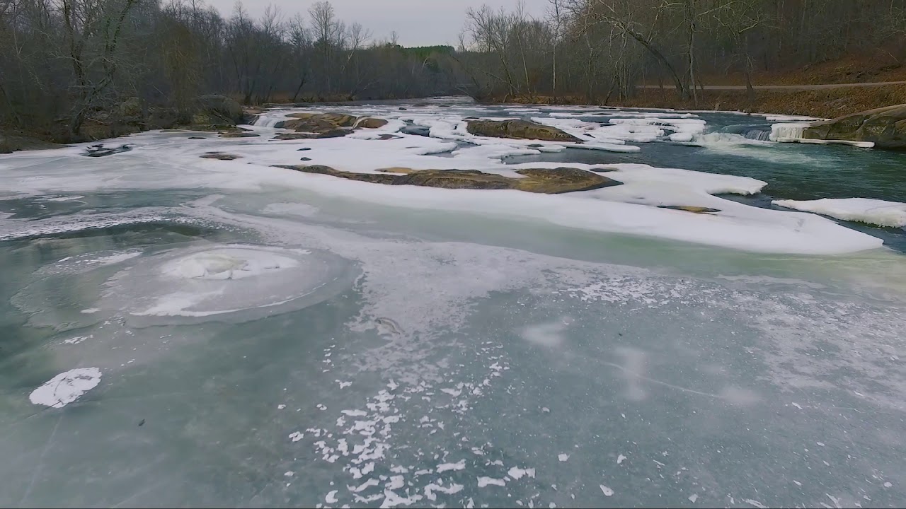 FROZEN - Mayo River Boiling Hole - YouTube