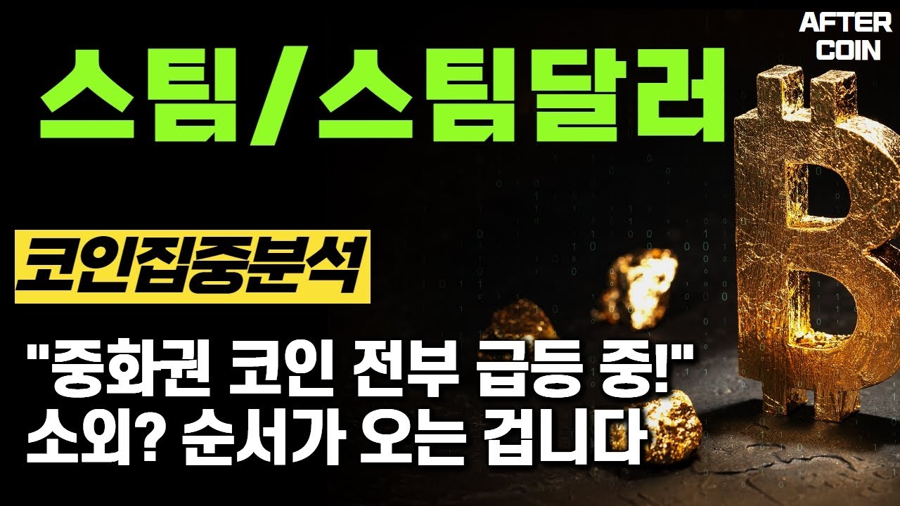 스팀 스팀달러 코인 중화권 코인 전부 급등중입니다 꼭 돈버세요 지금이 기회입니다 스팀달러전망 스팀달러코인 스팀코인