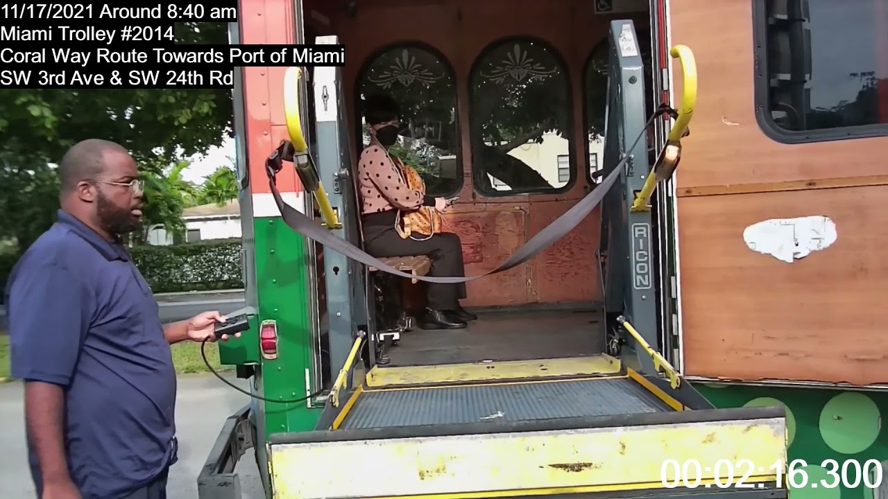 Miami Trolley Coral Way Route 11/17/2021 8:40 am - YouTube