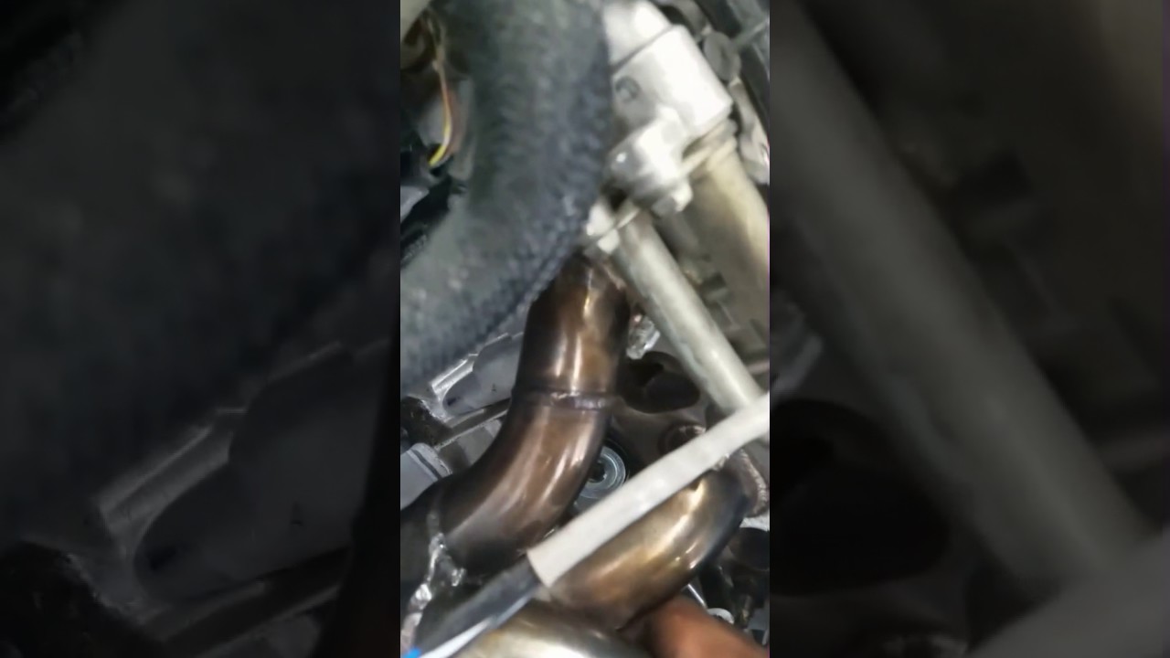 7th gen maxima headers install - YouTube