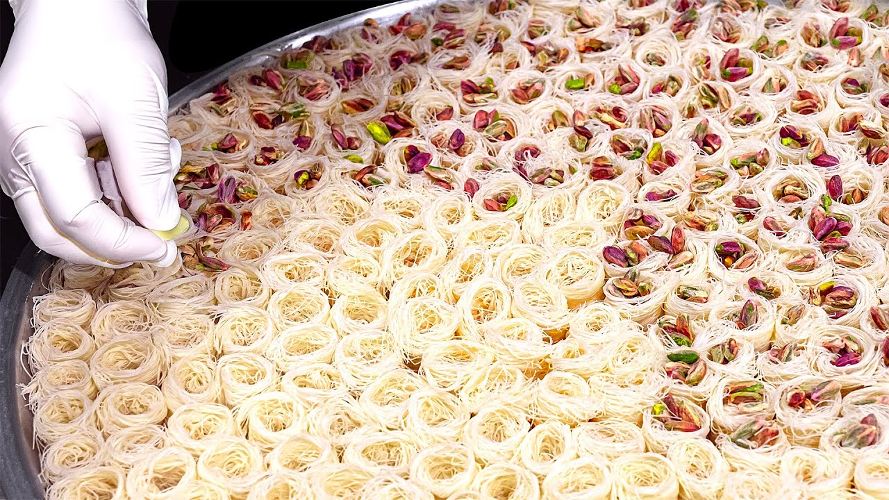 Amazing Arabic Mabroume Dessert | Erbil Foods - YouTube