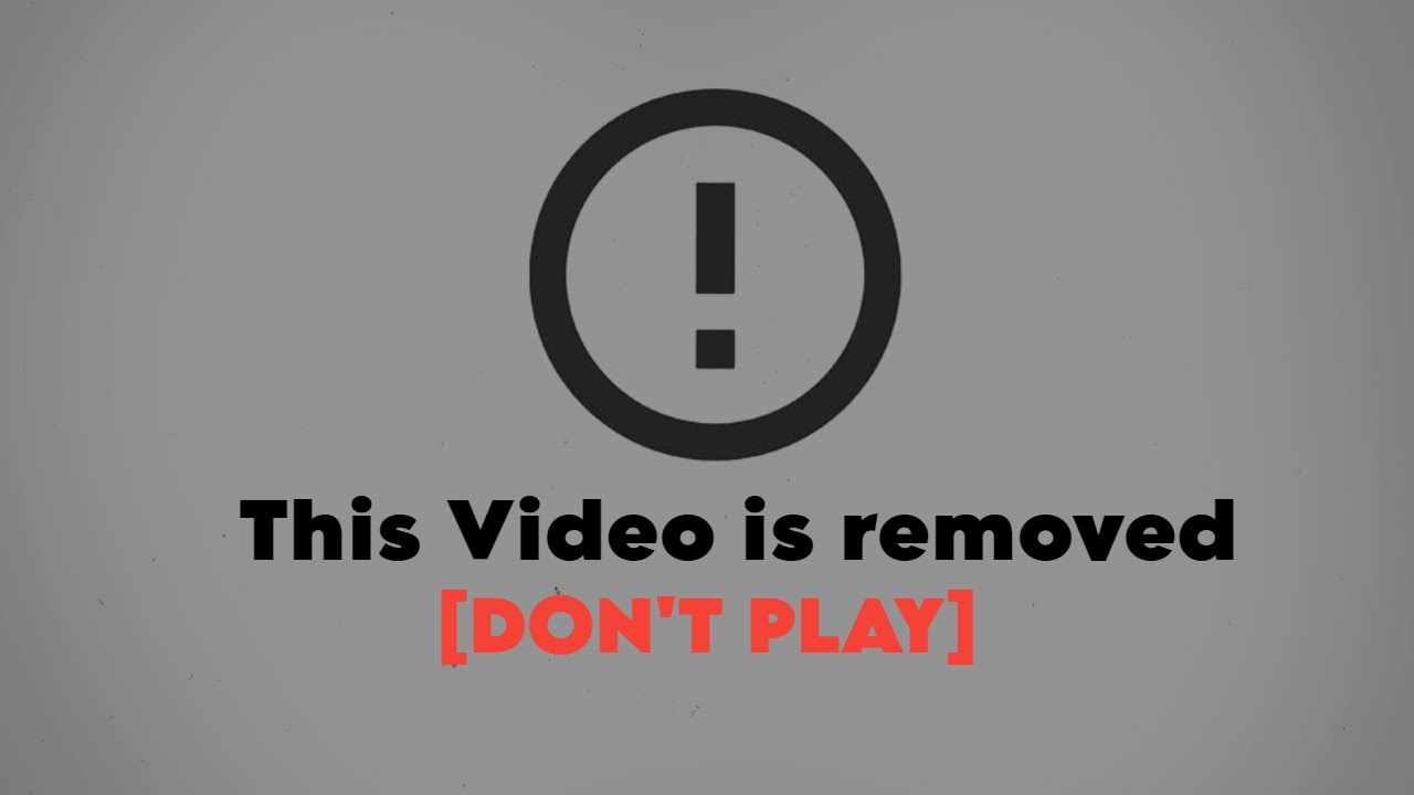 This video is removed! - YouTube