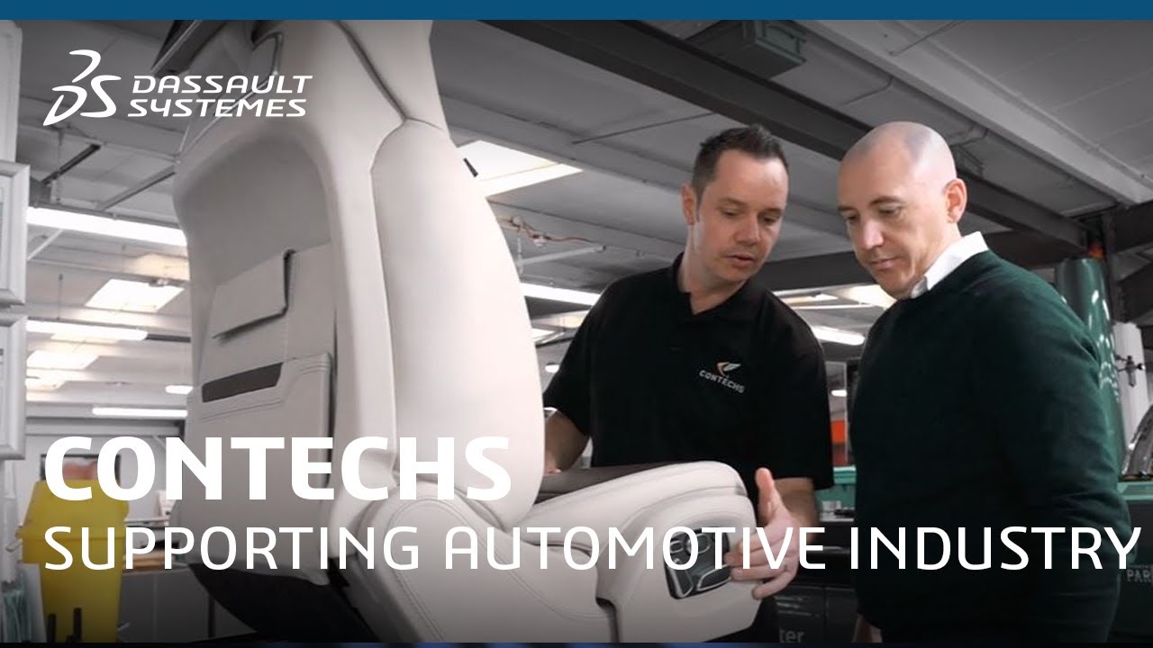 CONTECHS - Securely Supporting the Automotive Industry - Dassault Systèmes - YouTube