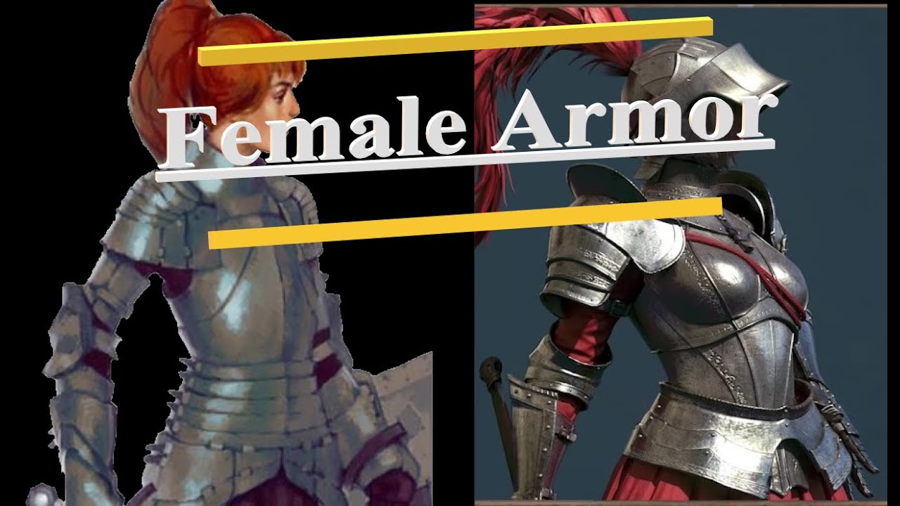 Designing Good Female Armor - YouTube