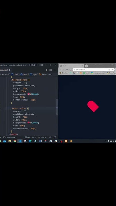 Heart Blinking Animation Using Html and CSS only ️ - YouTube