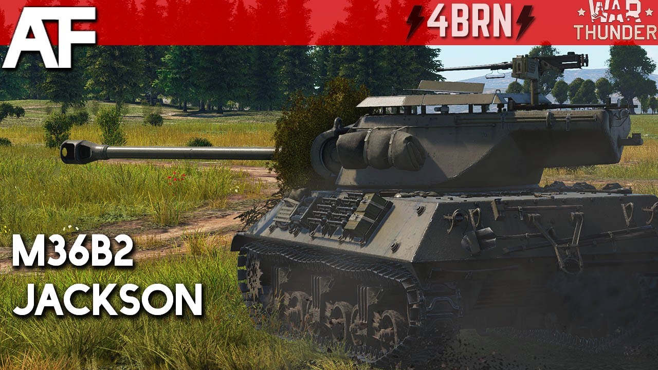 War Thunder - M36B2 Jackson 90mm skazy! | Gameplay Tanky CZ/SK - YouTube