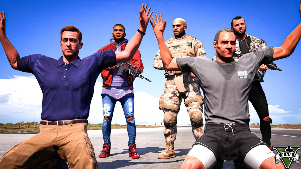 Franklin Trevor And Michael Kill Steve Haines and Devin West - Gta 5 ...