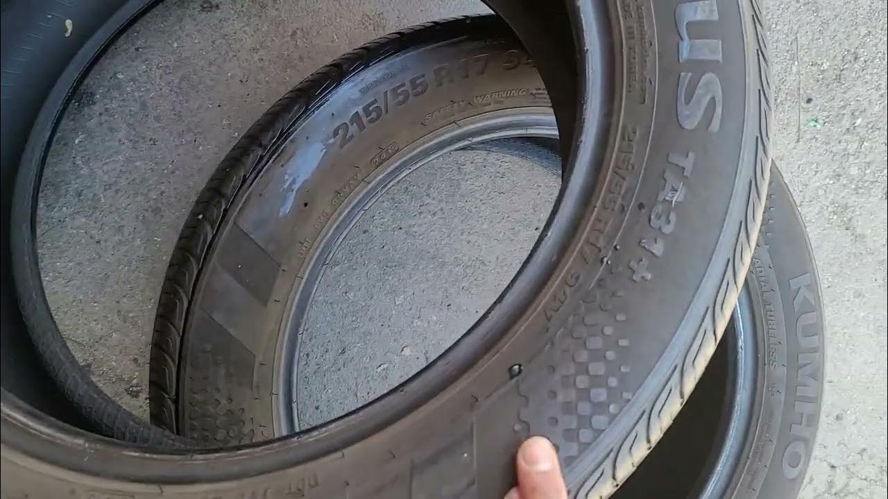 금호타이어 TA31 215 55 17 한대분 싸게 팝니다. - YouTube