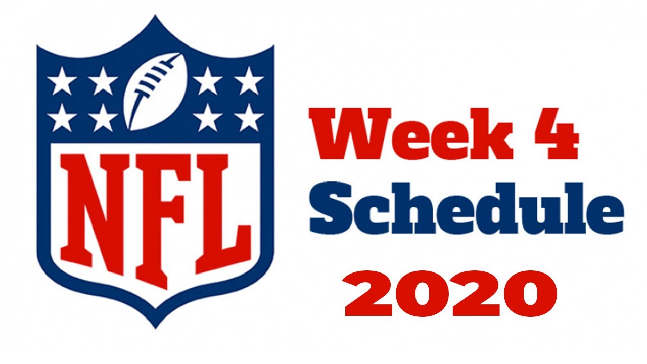 NFL Week 4 schedule 2020 | Matches Timing & Date | NFL week 4 Fixtures ...