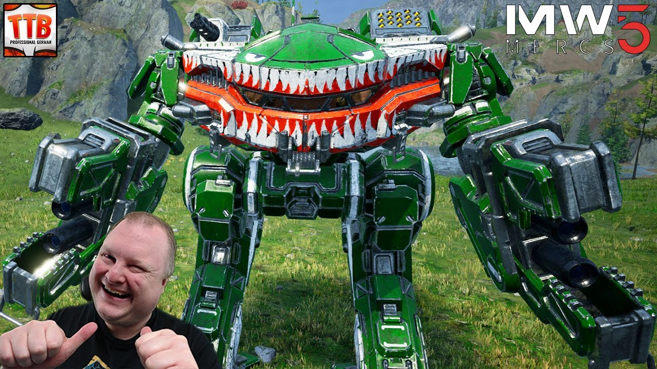 Super Large Burst Laser King Crab! - 38 RENT-A-TTB - Mechwarrior 5 ...