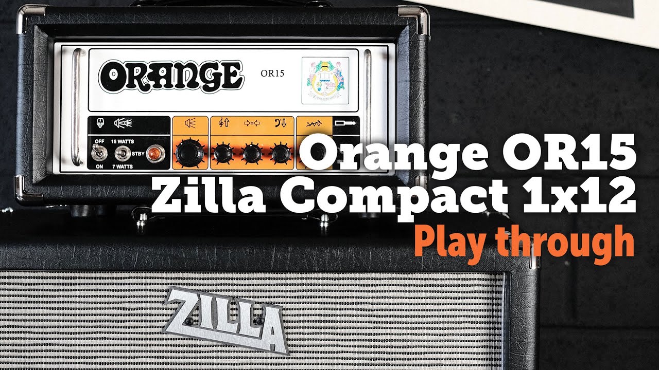 Orange OR15 with Celestion Heritage M greenback - YouTube