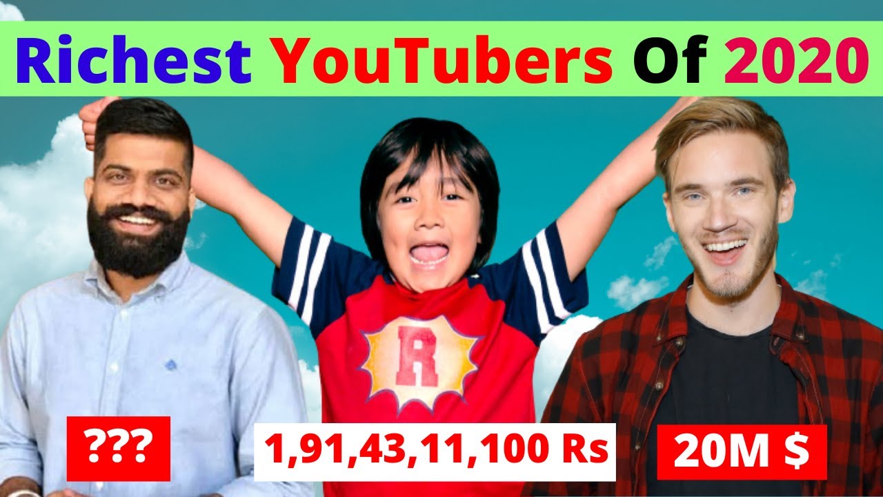The Top 10 Richest YouTubers Of 2020 Highest Paid YouTubers In The ...