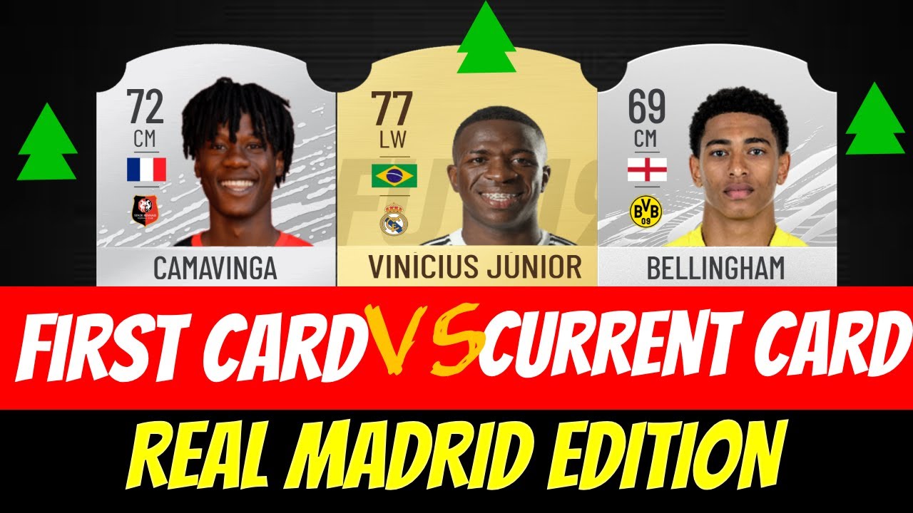 EA FC 24 | Real Madrid Players FIRST EVER FIFA CARDS vs CURRENT FC 24 ...