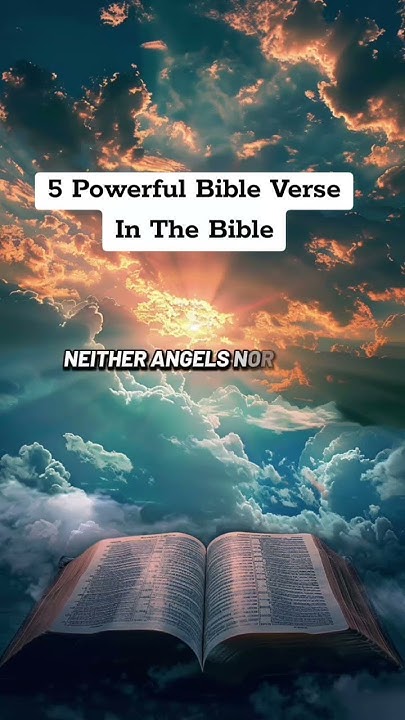 5 Most Powerful Bible Verse - YouTube
