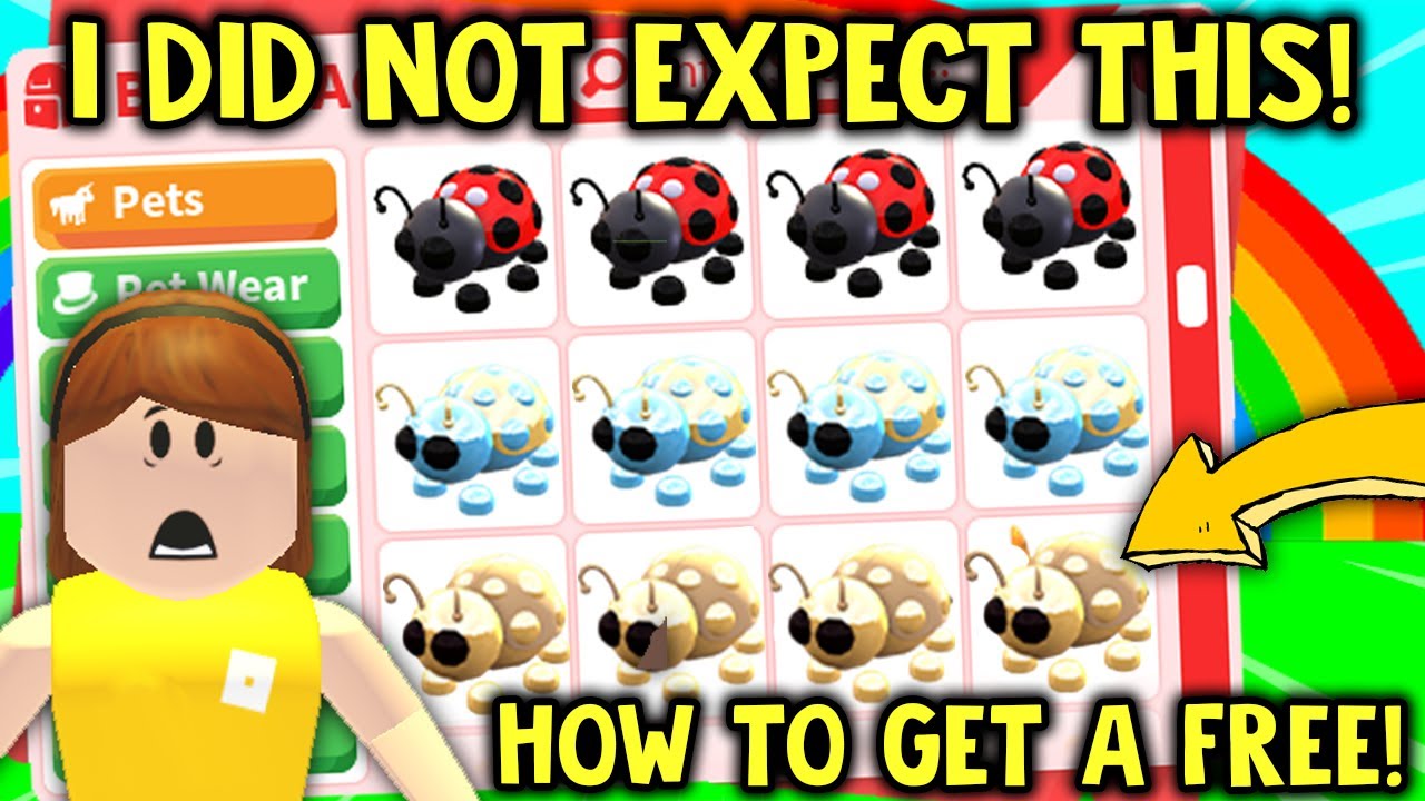 Poor NOOB gets 100 LADYBUGS (ADOPT ME SUCCESSFUL TRADES IN A RICH ADOPT ...