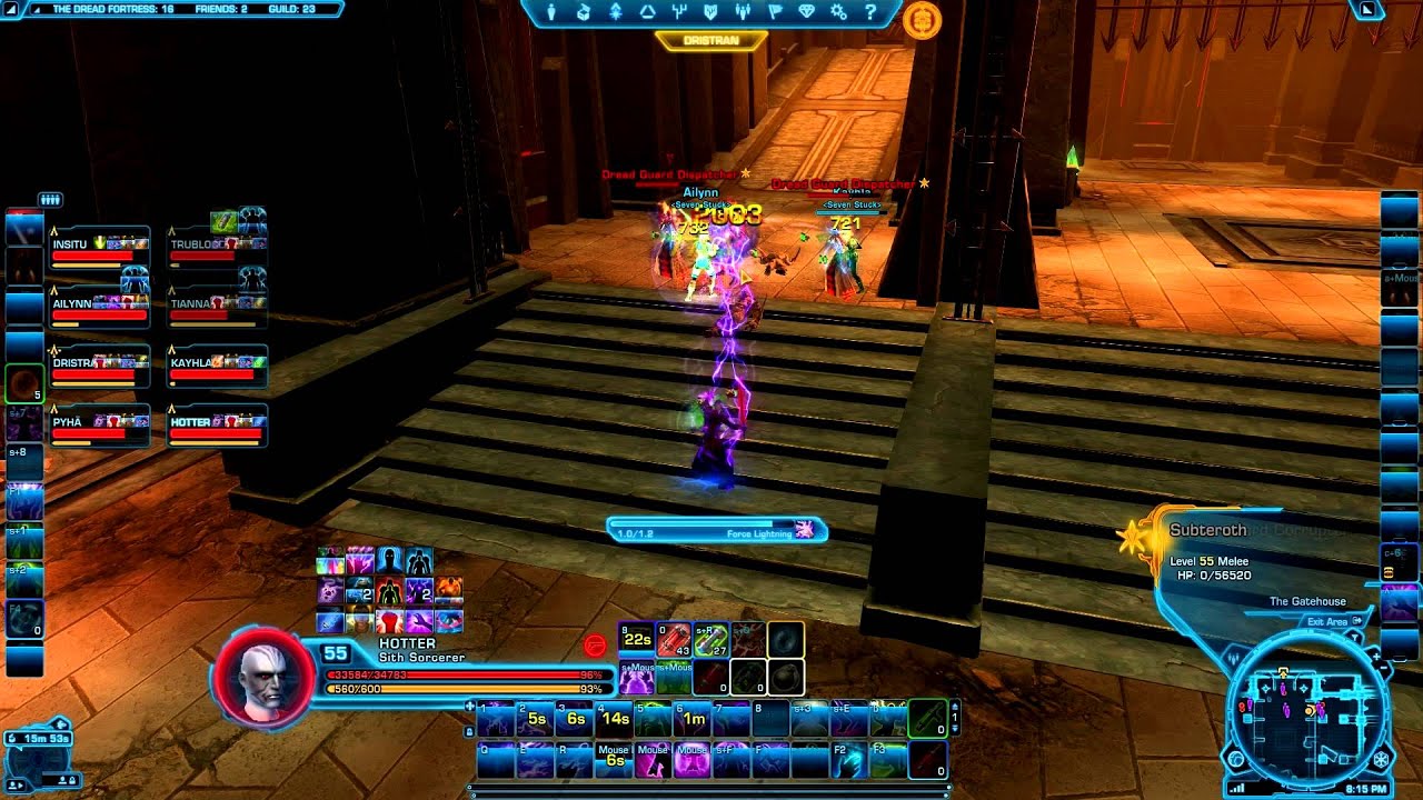 Seven Stuck - SWTOR - Dread Fortress - Gate Commander Draxus - Hardmode ...