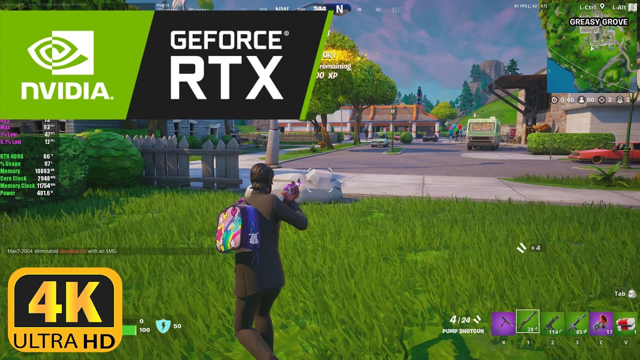 Fortnite OG - RTX 4090 + i9 13900K (4K Benchmark, Max Settings) - YouTube