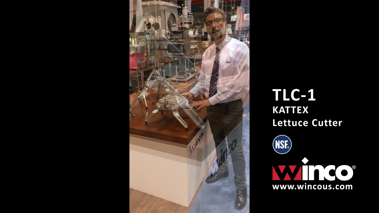 Winco TLC 1 Kattex Lettuce Cutter - YouTube