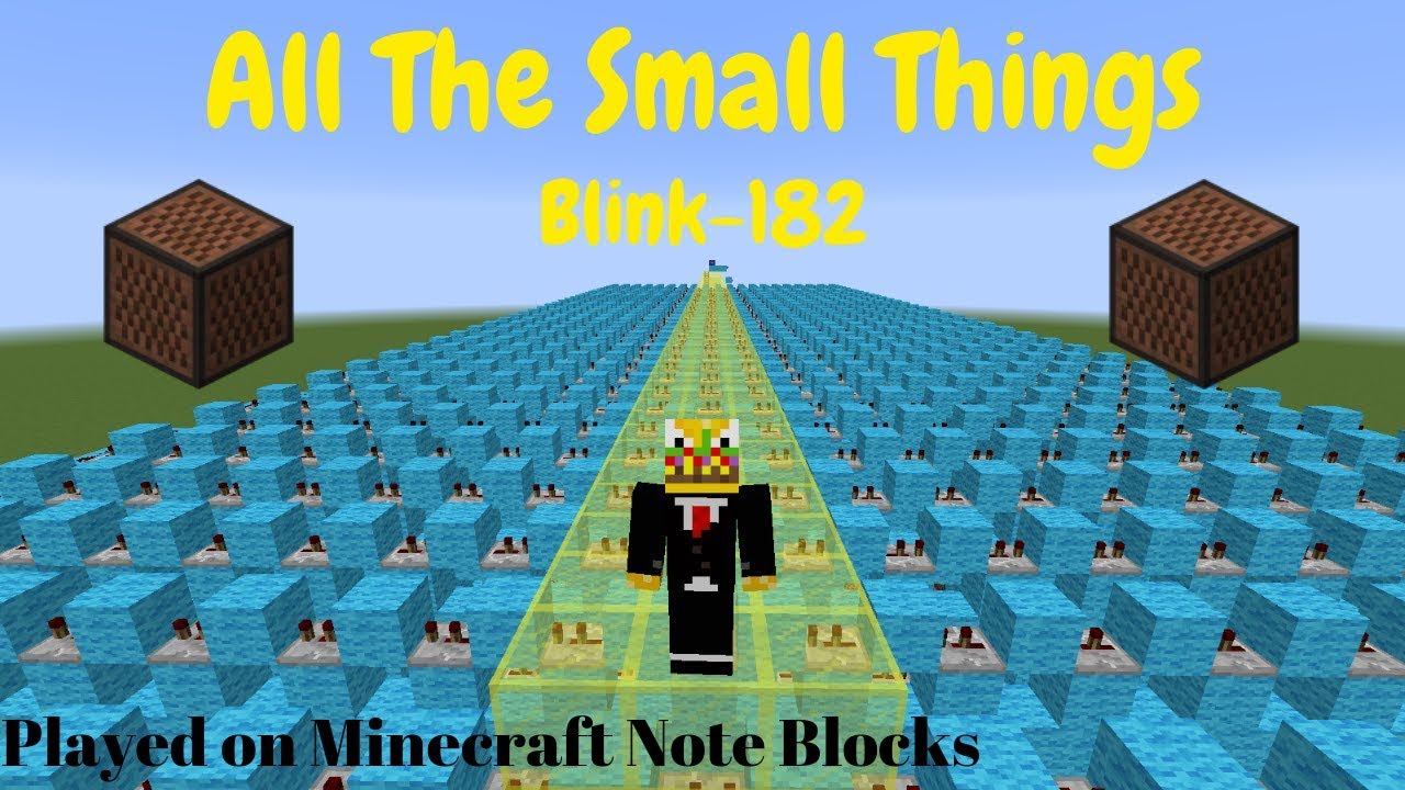 All The Small Things - Blink-182 - Minecraft Note Block Cover - YouTube