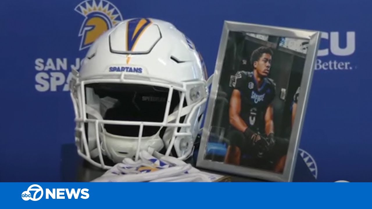Family makes heartfelt tribute to San Jose State football player killed ...