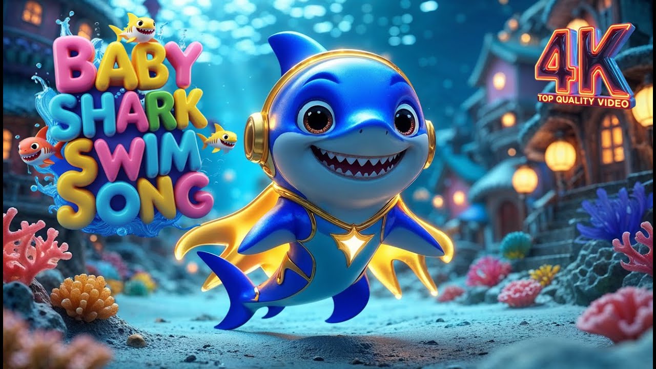 🦈Baby Shark A Fun and Catchy Kids Song | Nursery rhythm | Sing along ...