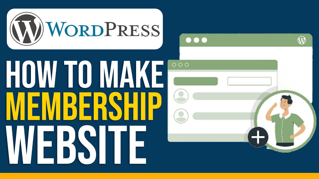 How To Make A Membership Website Using WordPress (2025) Full Guide - YouTube